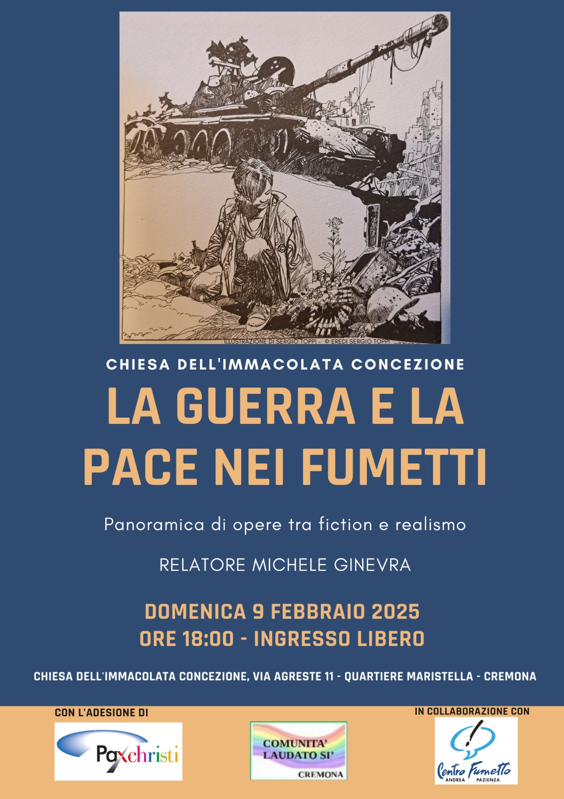 La guerra e la pace nei fumetti: il 9 febbraio alle 18 incontro al Maristella - DiocesidiCremona.it