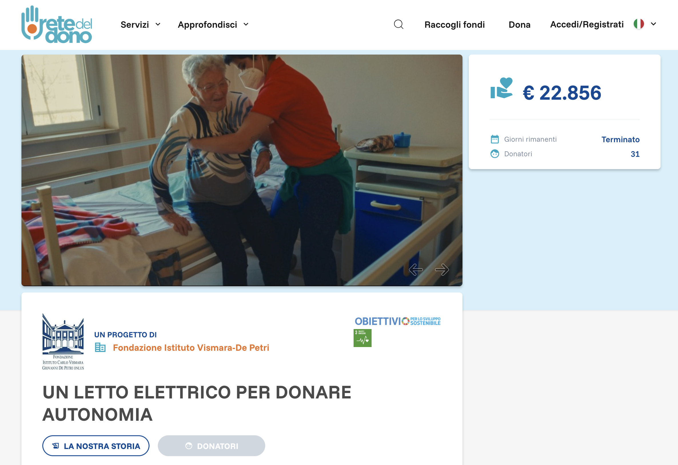Fondazione Vismara: superati gli obiettivi della raccolta fondi per l ...